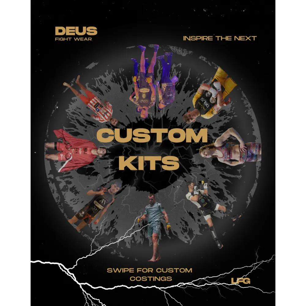 Deus Fight Wear Custom Kit Deposit for Fight Gear – DEUS FIGHT WEAR